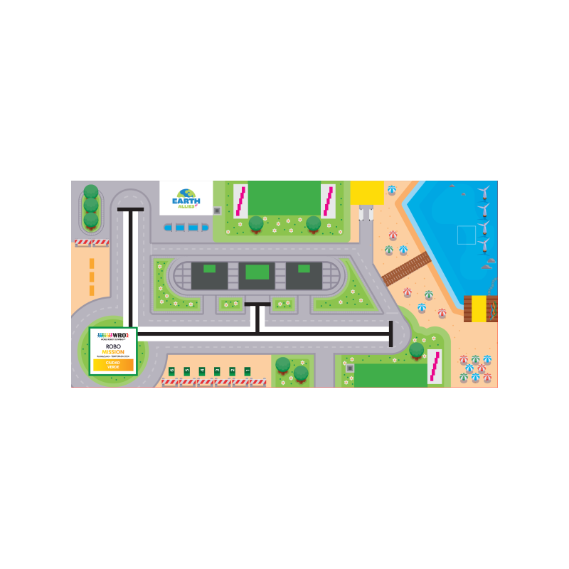 Tapete para WRO 2024 categorias Rookie y Junior